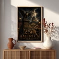 Affixzi 250 America Eagle Poster, Patriotic Wall Art Print, Vintage ...