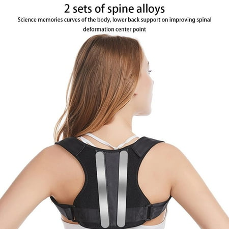 Adjustable Back Posture Corrector for Women and Men with Back Support ...