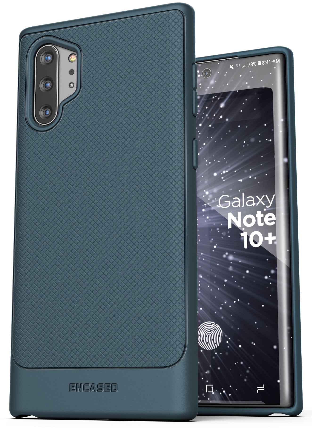Encased Galaxy Note 10 Plus Case (Thin Armor) Slim Flexible Grip Phone ...