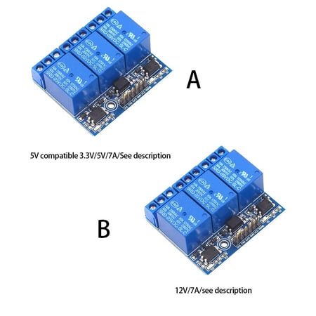 3 Channel Relay Module Optocoupler Isolation Practical Control Modules ...