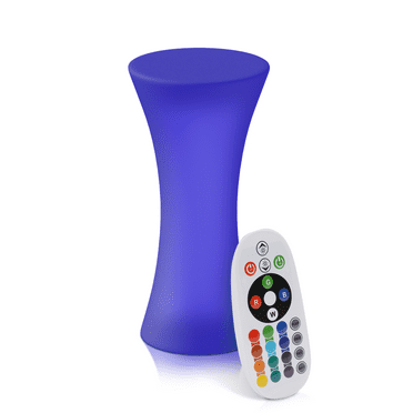 MoNiBloom LED Light Up Cocktail Table, 16 Color Changing Colors Pub ...