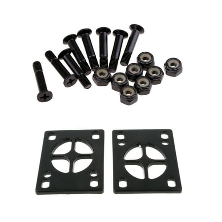 Skateboard Risers and Hardware Sets Pads 3mm 5mm 6mm 9mm & Bolts 25mm ...