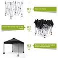 10x10FT Pop Up Canopy Tent, Heavy Duty Gazebo with Removable Sidewall ...