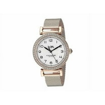 Coach Women's Madison Stainless Steel Bracelet Watch, White Dial ...