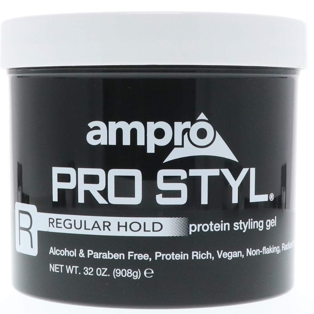 Ampro Pro Styl Regular Hold Protein Styling Gel 32 oz - Walmart.com ...