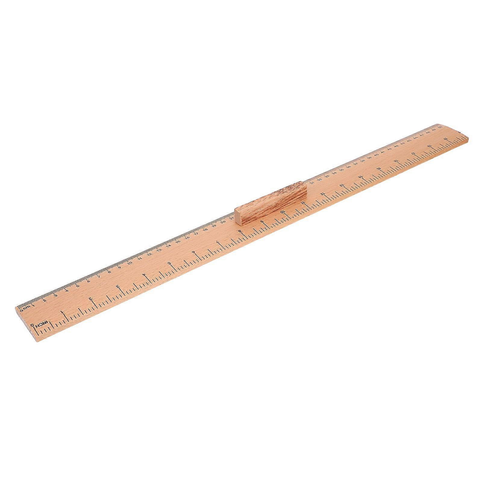 Wood Scale Ruler: Sewing And Crafting Ruler - Dual-Scale Measuring Tool ...