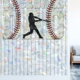Baseball Dad Window Privacy Film, Father's Day Strip Sport Stained ...