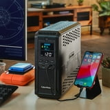 CyberPower CP1500AVRLCD3 - 1500VA/900W Mini-Tower UPS System, 12 ...