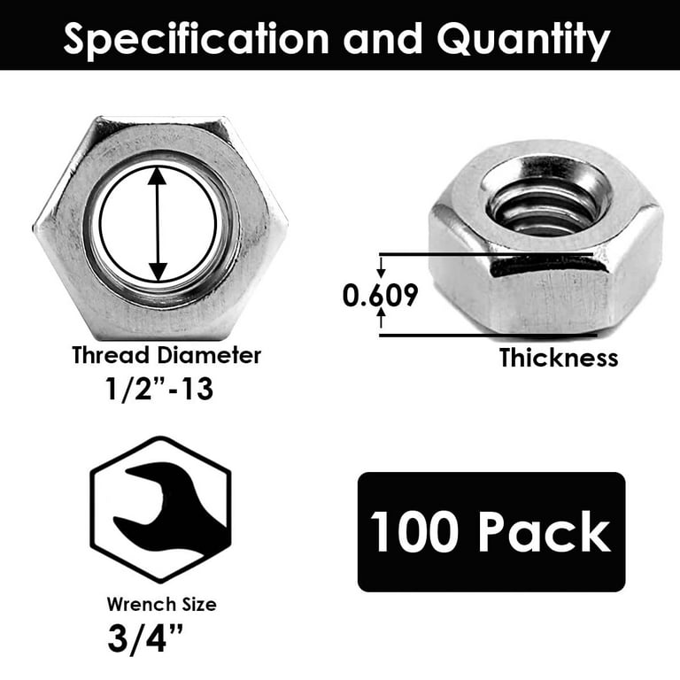 Hex Bushing Threaded Fittings Grade 8 Zinc Yellow Finished Hex Nuts – 7 ...