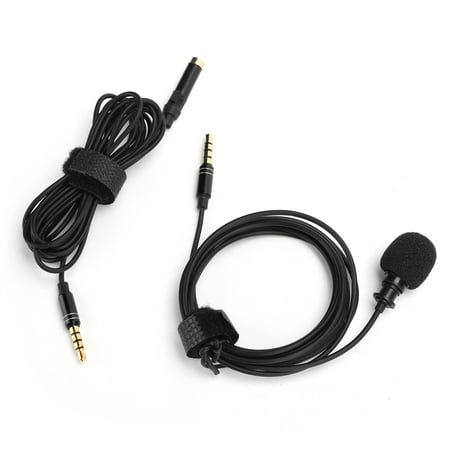 Lavalier Microphone,, Mini Microphone, Mini Collar Clip Mic Noise ...