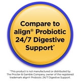 Equate Digestive Probiotic Supplement Delayed-Release Capsules, Unisex ...
