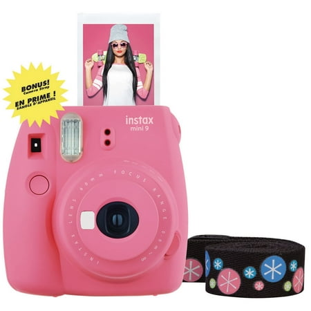 Fujifilm Instax Mini 9 Camera with Bonus Deluxe Strap - Walmart.ca