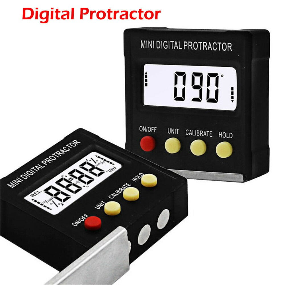 Douhoow 1 Piece Magnetic Base Digital Protractor Angle Gauge Finder ...
