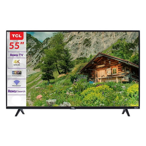 Tv 55 Pulgadas TCL 55S425-MX Ultra HD 4k Smart TV LED Roku TV | Bodega ...