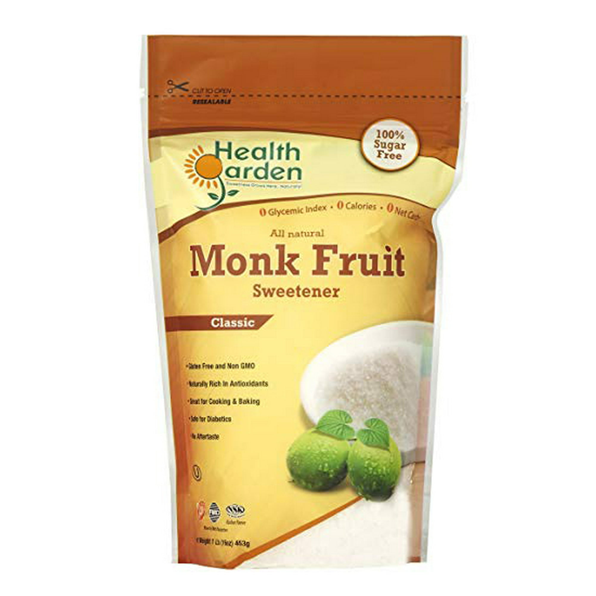 Click here for Health Garden Monk Fruit Sweetener 1 Lb 1 Lbs prices