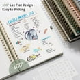 Bullet Journal Notebook, 300 Page Dotted Grid Notebook, A5 Spiral Bound ...