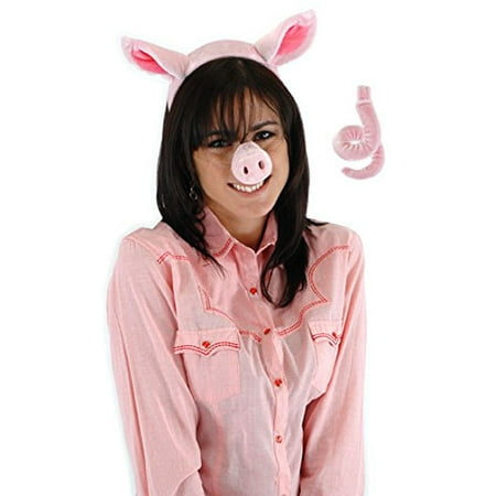 Pig Ears Costume Headband With Pig Nose And Tail By Elope | Walmart Canada
