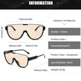 COOLHOOD Oversized Shades For Women Men Retro Vintage Shades Lens Hip ...