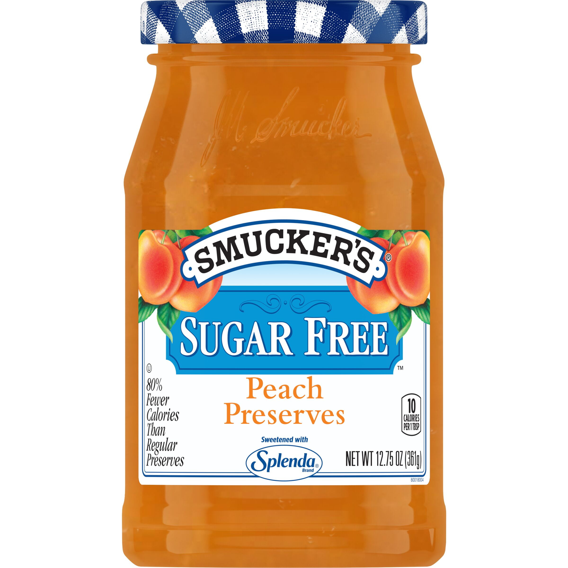 Smucker's Sugar Free Peach Preserves with Splenda Brand Sweetener, 12. ...