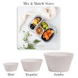 The Silicone Kitchen Reusable Mini Silicone Baking Cup, Non-Toxic, BPA ...