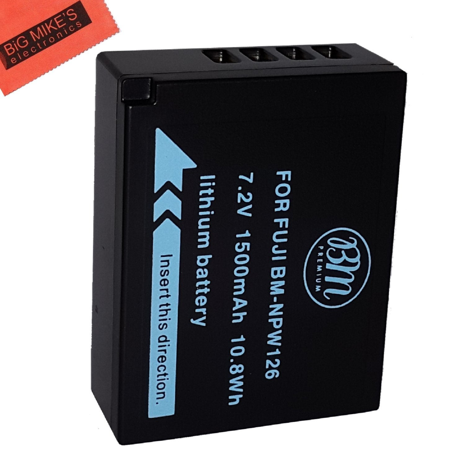 BM Premium NP-W126, NP-W126S Battery For Fujifilm FinePix X100F, X-T10 ...