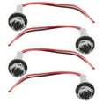 BAMILL 4x Connector Socket Bulb Bundle PigTail T15 Rubber Wedge LED ...