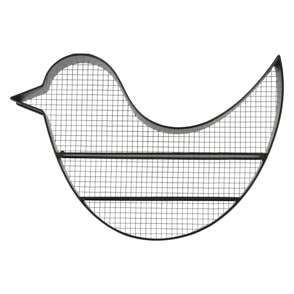 Interestingly Designed Metal Bird Wall Shelf - Walmart.com - Walmart.com