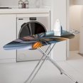 Brown Flower Ironing Board Cover Iron Pad Covers Padding with Elastic ...