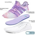 Kushyshoo Kids Sneakers Gradient Purple Running Tennis Athletic Shoes ...