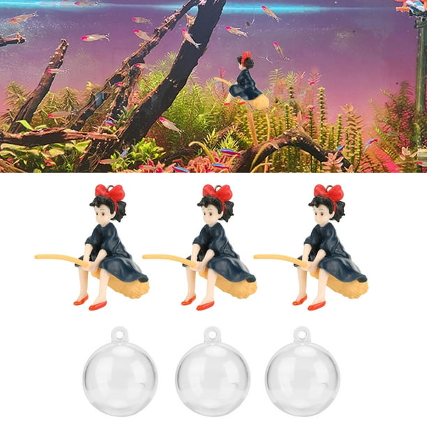 Little Witch Fish Decorations, Universal Adjustable Dive Location Resin ...