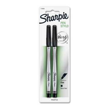 Sharpie Pens, Felt Tip Pens, Fine Point (0.4mm), Assorted Colors, 6 ...