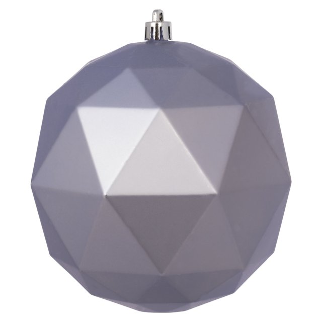 Vickerman 4.75" Lilac Matte Geo Ball 4/Bg - Walmart.com