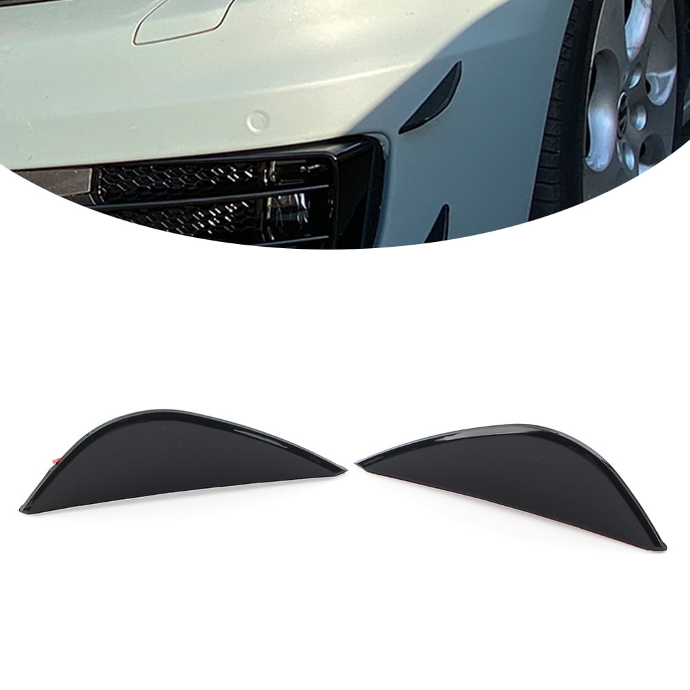BFY 2Pcs Car Front Bumper Lip Splitter Spoiler Side Canards Decor Trim ...