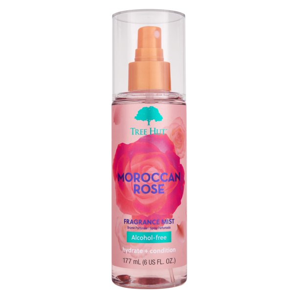 Fragancia en aerosol Tree Hut Moroccan Rose, 180 ml, sin alcohol ...