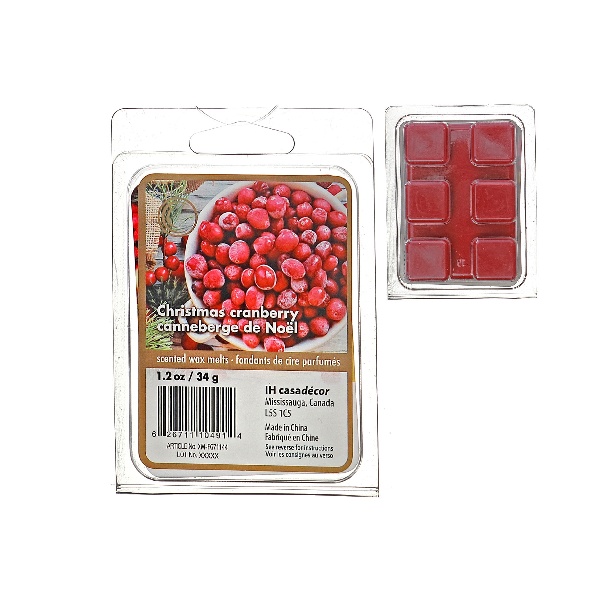Click here for Ih Casadécor 6pk Scented Wax Melts (Christmas Cran... prices