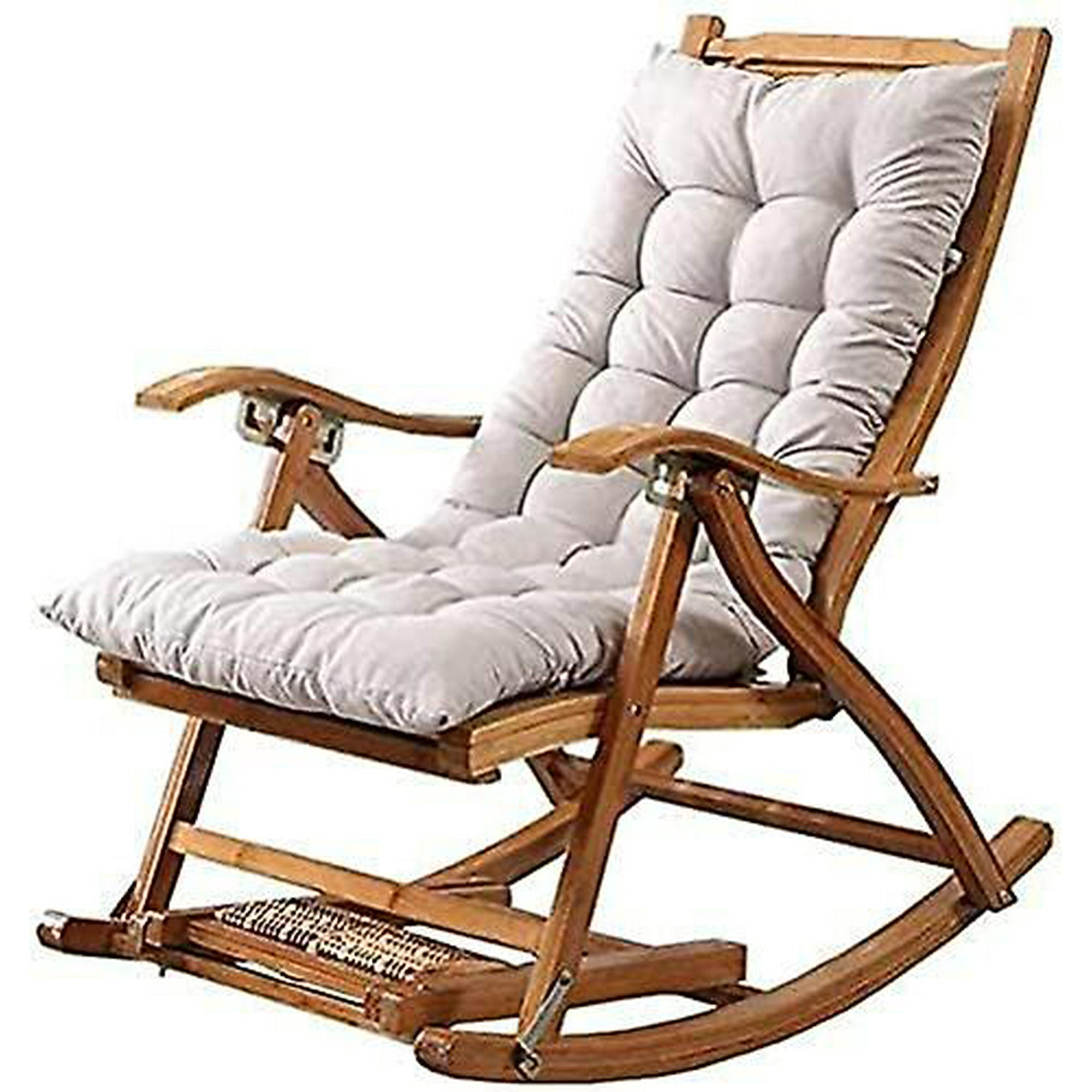 Click here for Caicha Long Folding Recliner Rocking Chair Cotton... prices