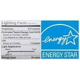 GE Ceiling Fan Bulb, 40W, 4pk - Walmart.com