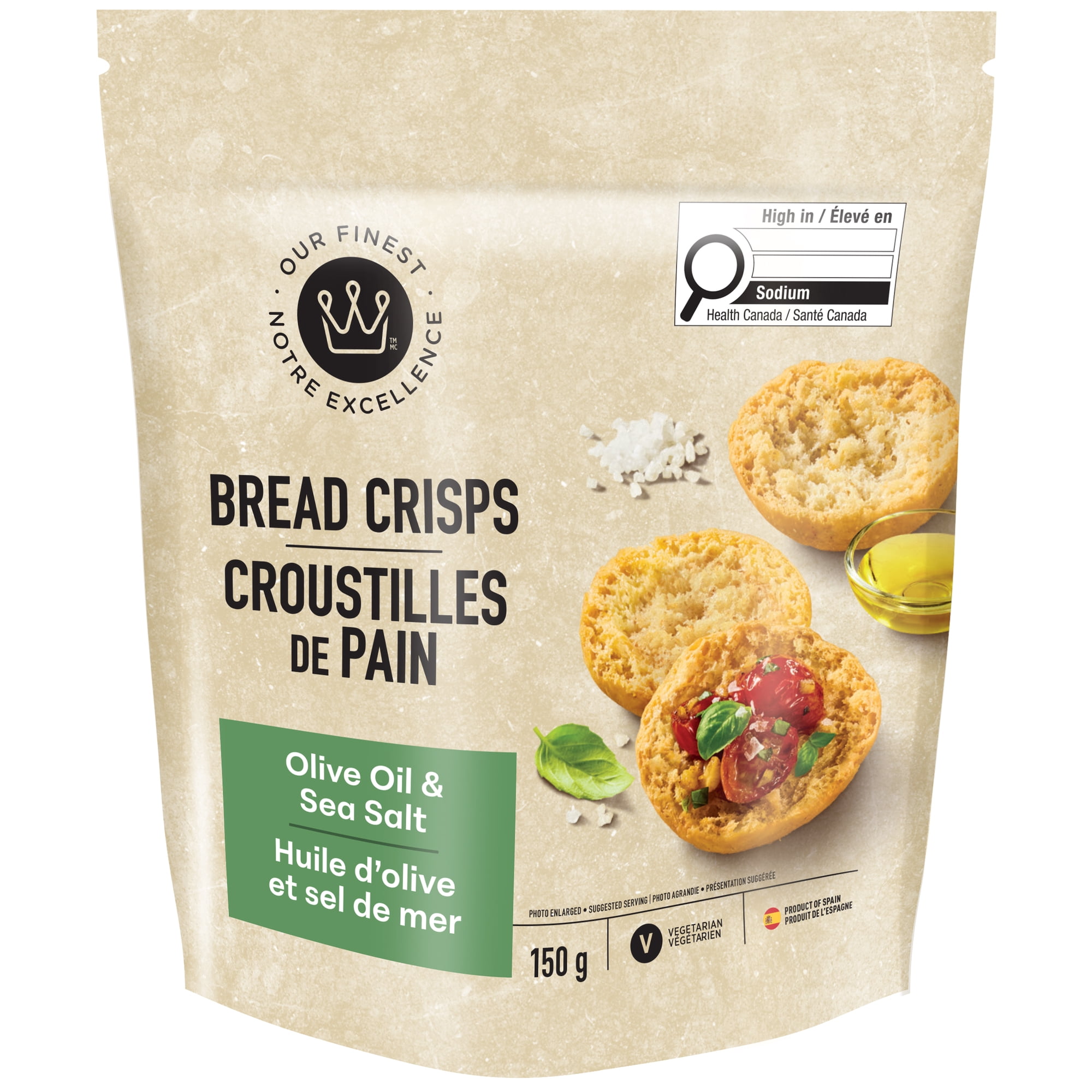 Click here for Our Finest Olive Oil & Sea Salt Bread Crisps 150g prices