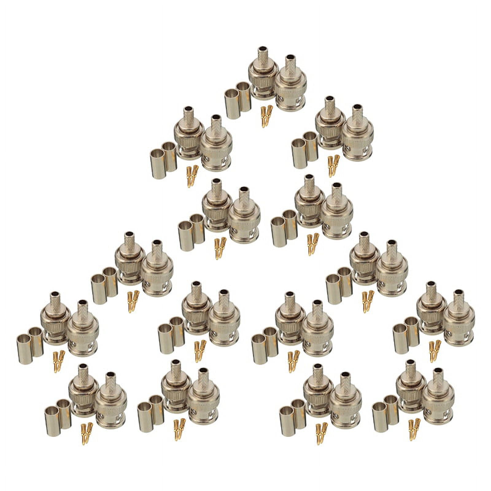 Click here for Unbranded 30 Sets 3-Piece Bnc Male Rg58 Plug Crimp... prices