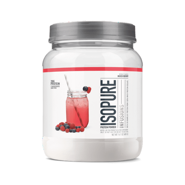 Isopure, Infusions 100% Whey Protein Isolate, Mixed Berry, 16 Servings ...