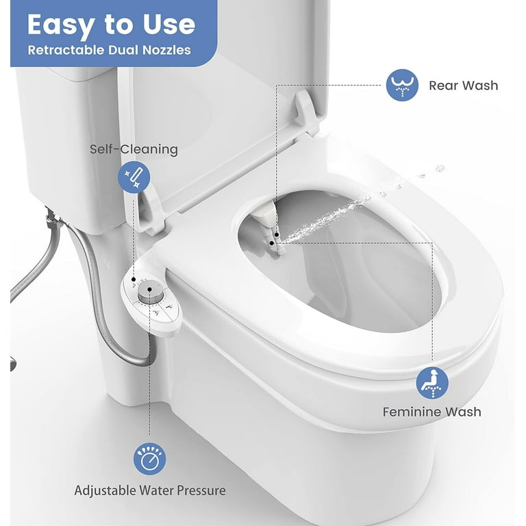 Baday Toilet Bidet Veken Bidet Attachment For Toilet Ultra Slim Self