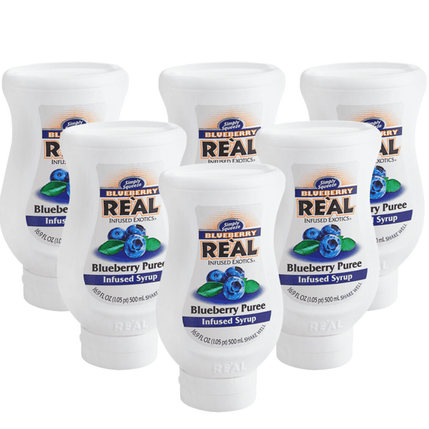 Real Blueberry Puree Infused Syrup | 16.9 fl. oz. Bottle - Walmart.com