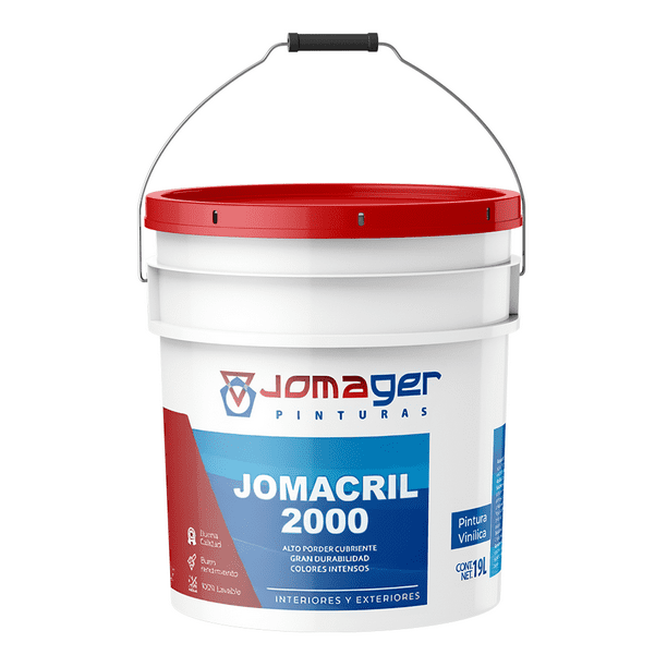 Pintura Vinílica Base Agua Jomager 19 Litros Blanca | Bodega Aurrera en línea