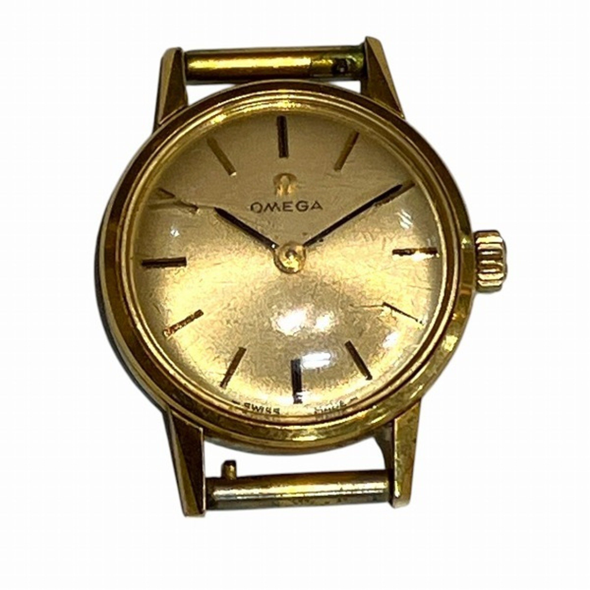Pre-Owned Omega hand-wound round watch ladies (Fair) - Walmart.com