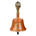 Orange Sacral Chakra Tibetan Bell (Note C) - 5.5 Inches H x 3 Inches D ...