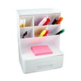 Pen Gear White Tall Organizer Plastic Desktop Organizer - Walmart.com