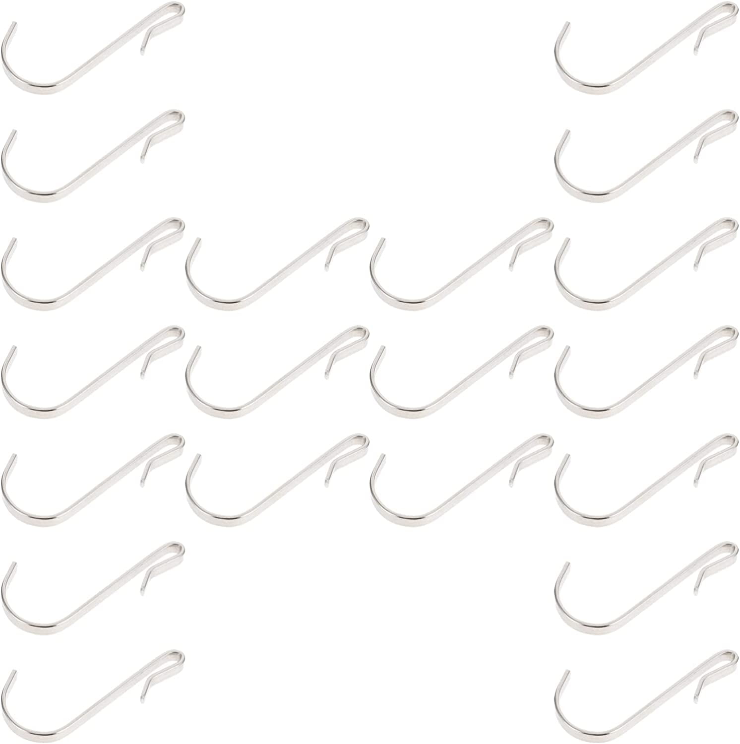 Metal Hangers Heavy Duty S Hooks Pan Pot Holder: 20pcs Hanging Kitchen ...