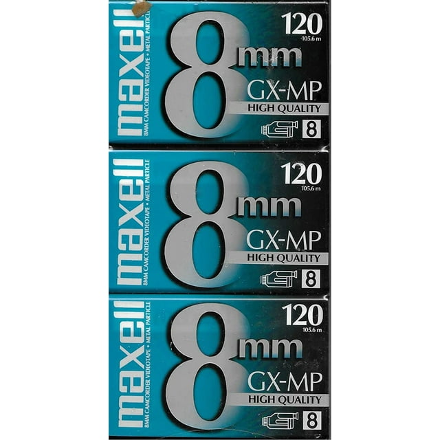 Free Shipping! Maxell GX-MP 120 Camcorder Tapes, 3 Pack - Walmart.com - Walmart.com