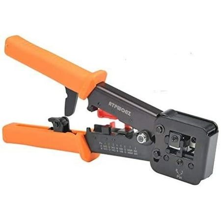 RJ45 Crimping Tool for RJ11/RJ12 Network and Telephone Cables - 3-in-1 ...