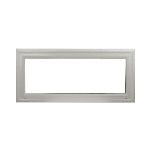 60"x12" Double Pane White Vinyl Transom Window Low-E Glass, Argon Gas ...